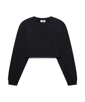 Gcds Logo Cropped Sweatshirt