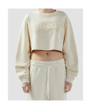 Gcds Logo Cropped Sweatshirt