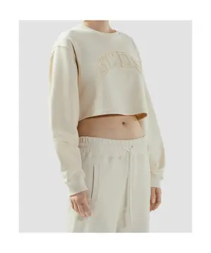 Gcds Logo Cropped Sweatshirt