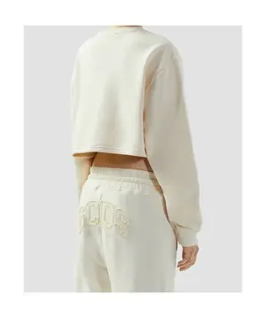 Gcds Logo Cropped Sweatshirt