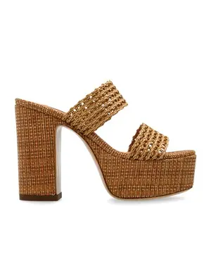 Casadei Goldeneye Platform Sandals
