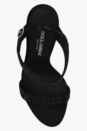 Dolce & Gabbana Dolce Gabbana Kim Embellished Satin Sandals