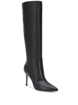 GIANVITO ROSSI Hansen Pointed Toe High Heel Boots