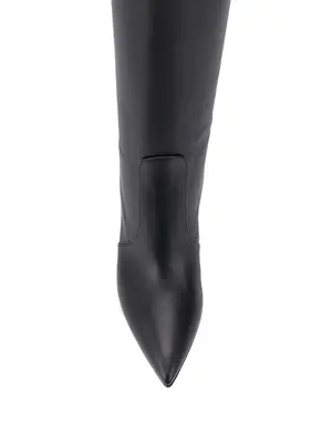 GIANVITO ROSSI Hansen Pointed Toe High Heel Boots