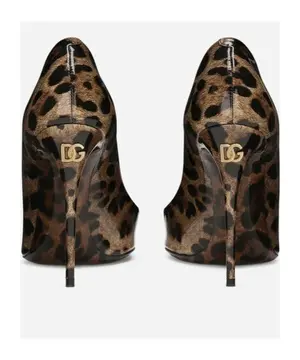 Dolce & Gabbana Leopard Print Pointed Toe Stiletto Pumps