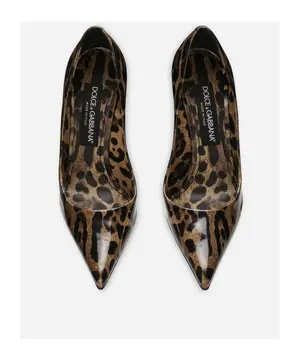 Dolce & Gabbana Leopard Print Pointed Toe Stiletto Pumps