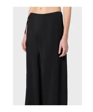Blumarine High Waist Wrap Detail Trousers