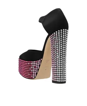 GIUSEPPE ZANOTTI Bebe Strass Embellished Pumps
