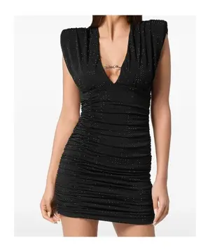 Philipp Plein Jersey Mini Dress