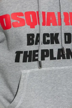 Dsquared2 Slogan-printed Drawstring Hoodie