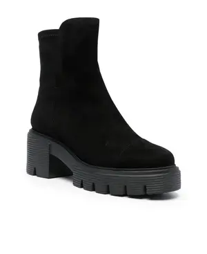 STUART WEITZMAN 60mm Chunky Suede Boots
