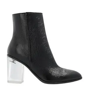 GIUSEPPE ZANOTTI Enriette Plexy Almond Toe Ankle Boots