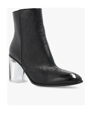 GIUSEPPE ZANOTTI Enriette Plexy Almond Toe Ankle Boots