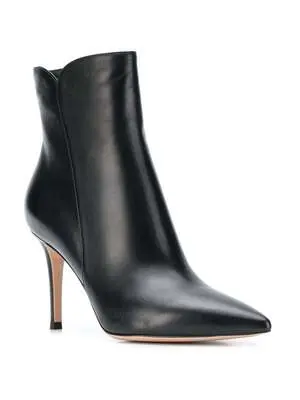 GIANVITO ROSSI Pointed Toe Zip-up Ankle Boots