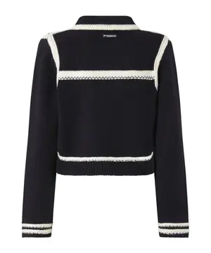 Pinko Contrast Profile Cardigan