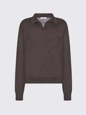 THE ROW Long Sleeve Polo Shirt