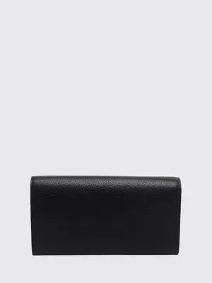 FERRAGAMO Gancini Grained Calf Leather Wallet On Chain With Removable Strap