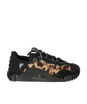 Dolce & Gabbana Ns1 Leopard Print Lace-up Sneakers