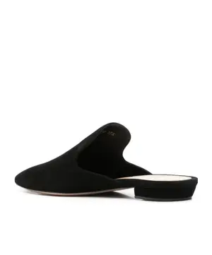 GIANVITO ROSSI Nubuck Mules