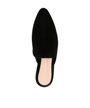 GIANVITO ROSSI Nubuck Mules