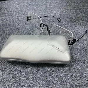Balenciaga Rimless Square Glasses And Frames