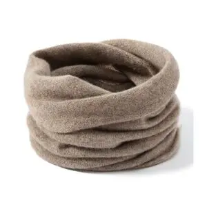 MY LITTLE NATURE Cashmere Thermal Neck Scarf Cashmere Bandana Neck Warmer For Her - Brown