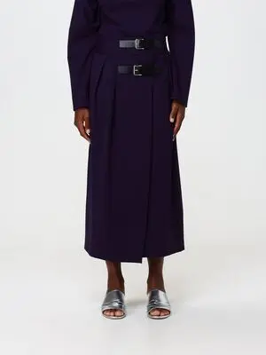 Liviana Conti Belted Midi Skirt