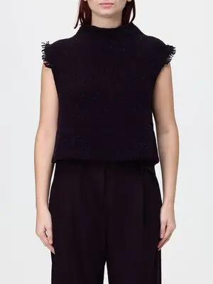 Liviana Conti Sleeveless Mock Neck Top