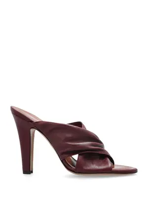 Paris Texas Maria Mules - Red