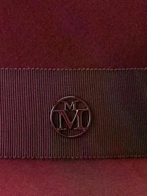 MAISON MICHEL André Logo-detail Fedora Hat