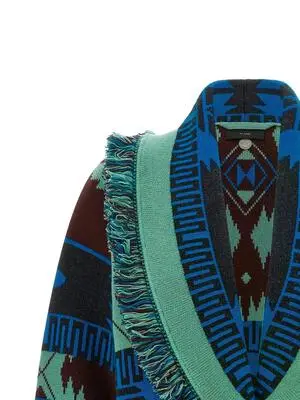 Alanui Icon Jacquard-knit Cardigan