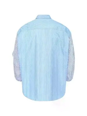 Comme Des Garçons Stripe-print Zip-pocket Shirt