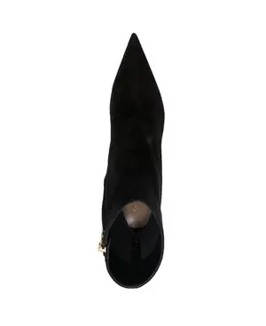 GIANVITO ROSSI Dunn Pointed-toe Ankle Boots