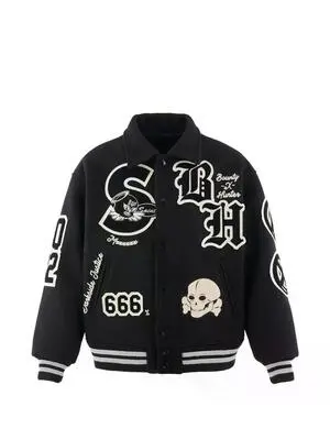 SAINT MXXXXXX Patch-detail Varsity Jacket