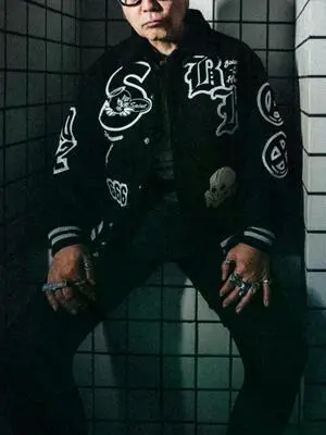 SAINT MXXXXXX Patch-detail Varsity Jacket