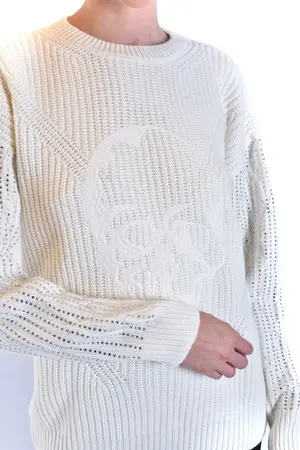 Philipp Plein Crystal-embellished Knitted Jumper