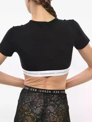 Dsquared2 Logo-lettering Crop Top