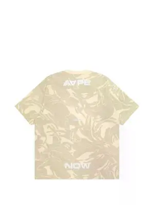 AAPE BY *A BATHING APE Moonface Camouflage-print T-shirt