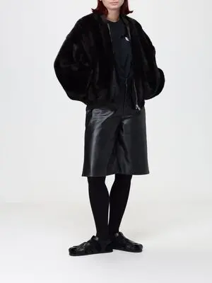 MAISON MARGIELA Faux Fur Bomber Jacket - Brown