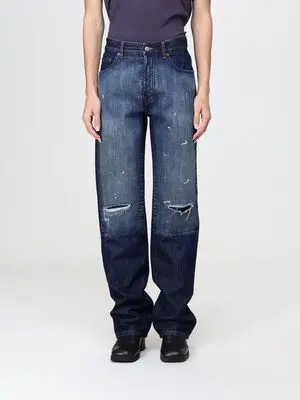 MAISON MARGIELA Distressed Wide Leg Jeans