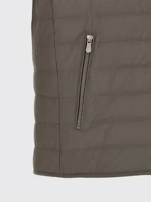 Brunello Cucinelli Quilted Puff Vest - Grey