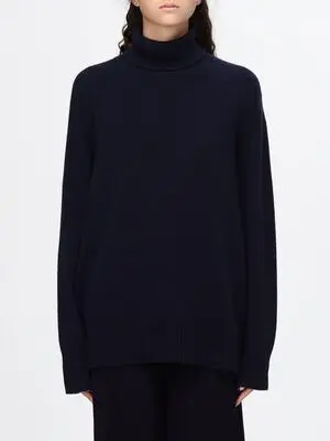 THE ROW High Neck Sweater - Navy
