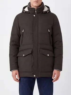 Brunello Cucinelli Down Jacket - Brown
