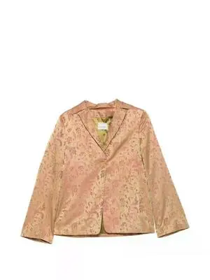 ROMEO GIGLI 2000s Floral-jacquard Jacket
