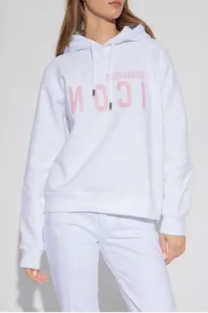 Dsquared2 Icon Printed Drawstring Hoodie