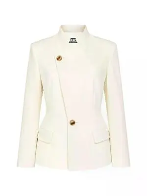 CLUB21 COLLECTION Maeve Asymmetric-front Jacket - White