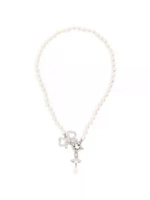 VIVIENNE WESTWOOD Rigoberta Orb-pendant Necklace - Silver