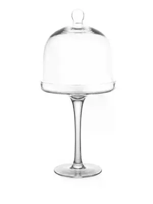 ENZO DE GASPERI Glass-dome Cake Stand - White