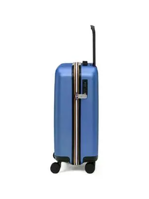 K-WAY Chevron Pattern Suitcase