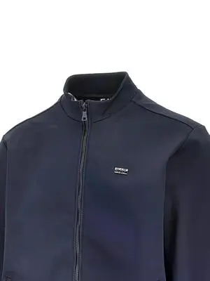 EA7 Logo Plaque Zip-up Jacket